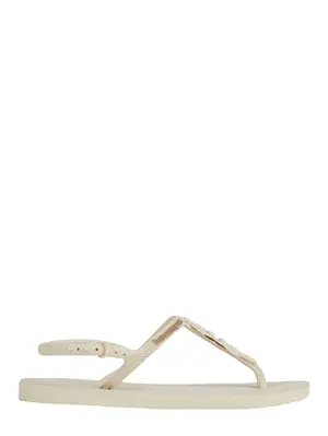Havaianas Thong Sandal With Buckle Fastening - Off White