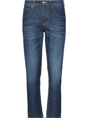 HAIKURE Straight-leg Cropped Jeans - Blue