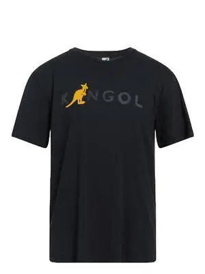 KANGOL Man T-shirt Black Size Xs Cotton Black