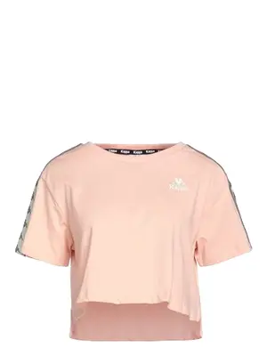 Kappa Light Cotton Crop T-Shirt Pink