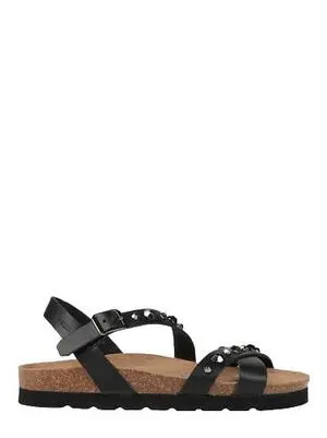 Geox Bovine Leather Sandals - Black