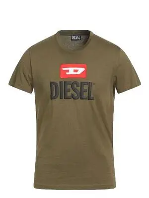 DIESEL T-shirt Military Size Cotton - Green