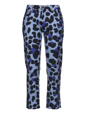 SEMICOUTURE SEMICOUTURE Leopard-Print Tapered Jeans