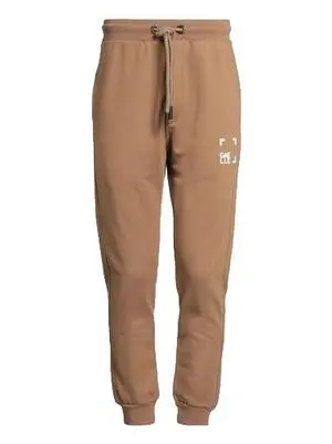 GAËLLE PARIS Pants Camel Size Cotton - Beige