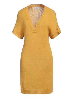 NIU NIŪ Knitted Lightweight Top Yellow