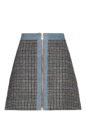 Sandro Mini Flared Skirt - Blue