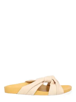 CARLO PAZOLINI Leather Sandals - Beige