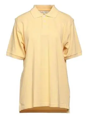 HARDY CROBB'S Cotton Piqué Polo Shirt - Yellow