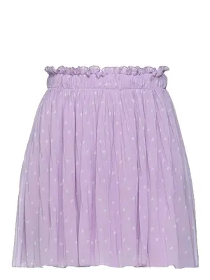 VANESSA SCOTT Mini Pleated Skirt - Purple