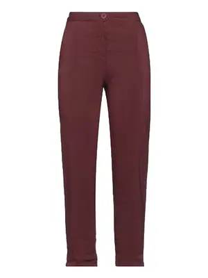 SOUVENIR Viscose-linen Tapered Trousers - Red