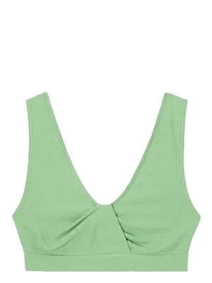Cos Light Organic Cotton-blend Top - Green