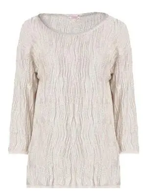 Rossopuro ROSSOPURO Knitted Sweater Beige