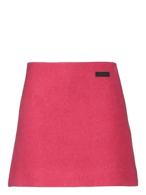 GANNI Mini Pencil Skirt - Red