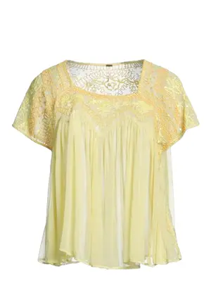 Free People Top - Yellow