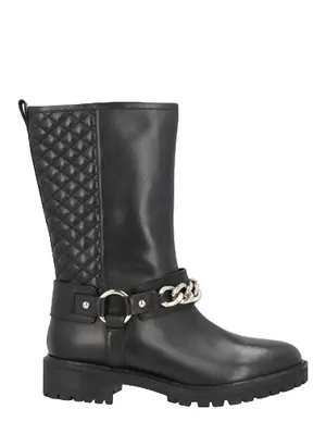 Geox Soft Leather Boots - Black