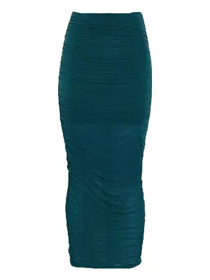 Topshop Maxi Pencil Skirt - Green