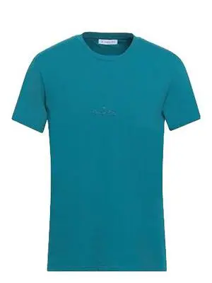 MANUEL RITZ T-shirt Deep Teal Size Cotton - Green