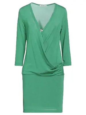 BIANCOGHIACCIO BIANCOGHIACCIO Bodycon Mini Dress Green