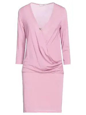 BIANCOGHIACCIO BIANCOGHIACCIO Bodycon Mini Dress Pink
