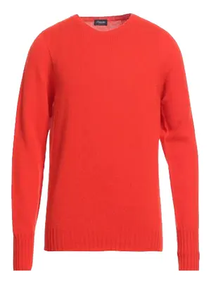 DRUMOHR Lambswool Sweater - Tomato Red