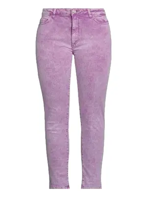 MANILA GRACE Slim Fit High Waisted Jeans Purple