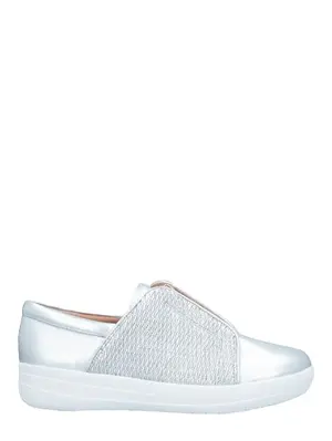 Fitflop Leather Sneakers - Silver