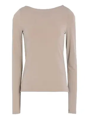Vero Moda T-shirt In Recycled Polyester Blend Beige