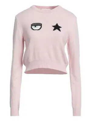 CHIARA FERRAGNI Sweater Size Wool, Viscose, Polyamide, Cashmere - Pink