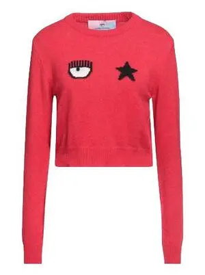 CHIARA FERRAGNI Sweater Size Wool, Viscose, Polyamide, Cashmere - Red