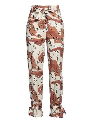 Relish Flared Cut Pants - Beige