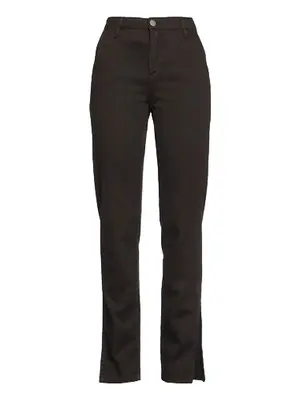 Federica Tosi FEDERICA TOSI Straight Leg Chinos Brown