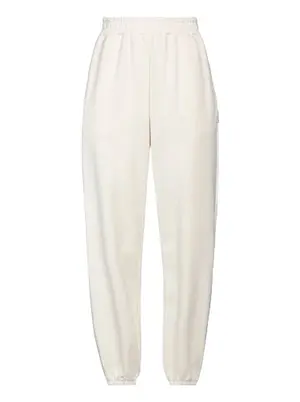 HAVEONE HAVEONE Tapered-Leg French Terry Pants White