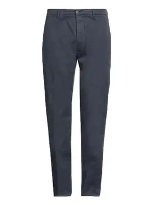 MASON'S Plain Weave Tapered Pants - Blue