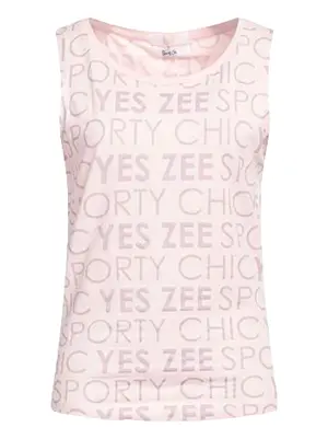 YES ZEE BY ESSENZA Top In Light Cotton And Elastane Pink