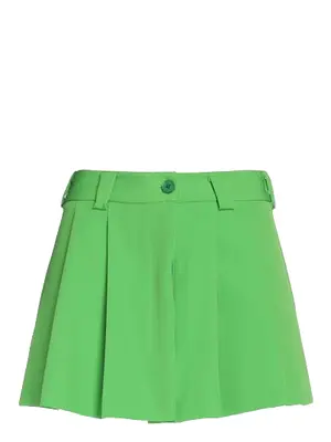 VICOLO Mini Pleated Skirt - Green