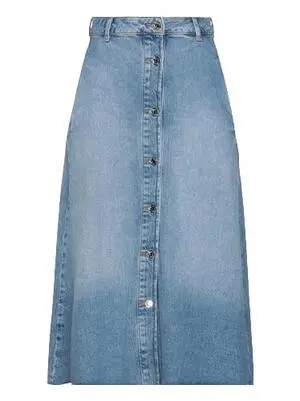 LIU •JO Flared Denim Skirt - Blue
