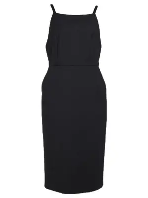 Ba&sh Midi Flared Dress - Black