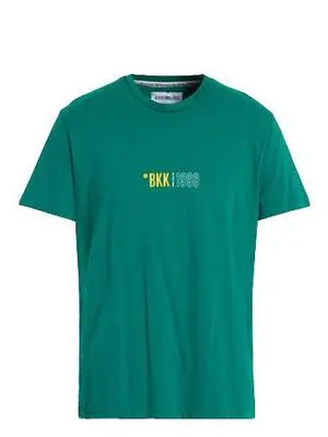 BIKKEMBERGS T-shirt Emerald Size Cotton, Elastane - Green
