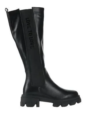 GAI MATTIOLO Love To Love Textile Boot - Black