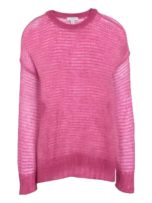 Topshop Knitted Lightweight Sweater - Pink