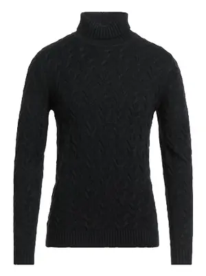 SEINSE Turtleneck Knit Top Black