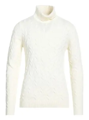 SEINSE Turtleneck Knit Top White