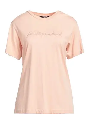 7 For All Mankind T-shirt With Embroidered Logo - Pink