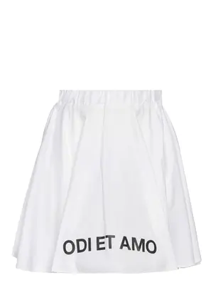 ODI ET AMO Mini Skirt - White