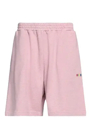 MSGM Cotton Terry Shorts Pink