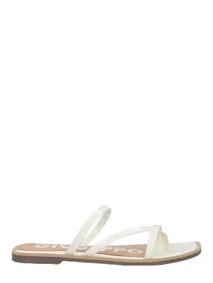 GIOSEPPO Thong Sandals White