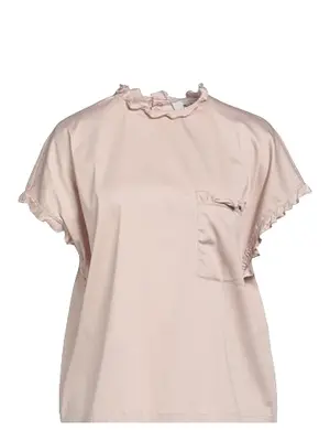AGLINI Top With Embroidered Detail Pink