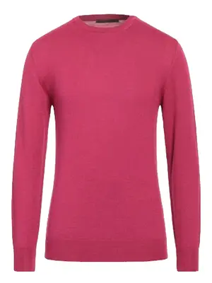 TAKESHY KUROSAWA Knitted Crewneck Sweater - Magenta