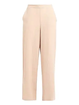 Vero Moda Plain Weave Comfort Fit Pants Beige