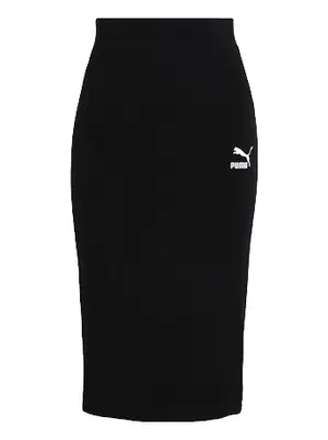 PUMA T7 Midi Skirt - Black